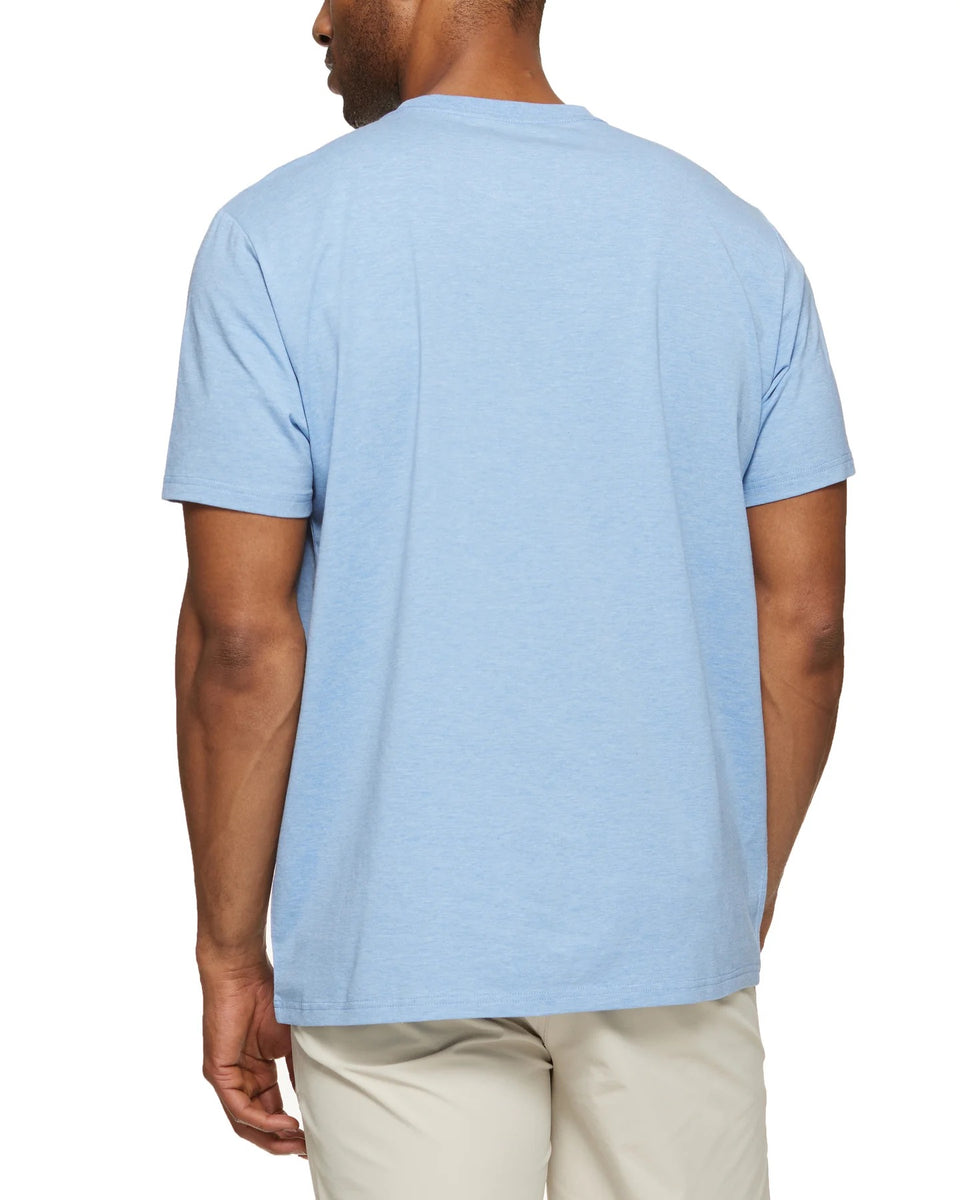 Essential Stretch Crewneck Tee - Light Blue | Indie Indie Bang! Bang!